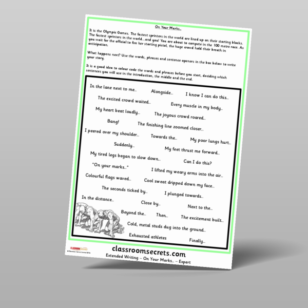 KS1 And Ks2 On Your Marks Extended Writing Resource | Classroom Secrets