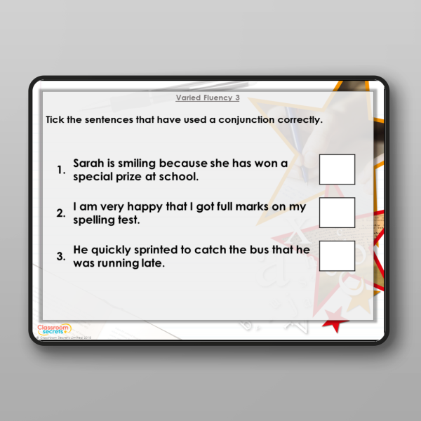 Year 2 Using Because And That Modelling Ppt 2 Resource | Classroom Secrets