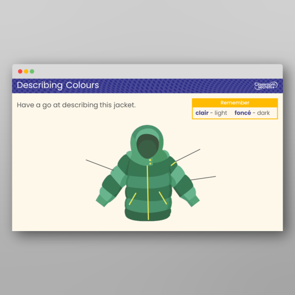 Year 4 Describing Colours Teaching Ppt Resource | Classroom Secrets
