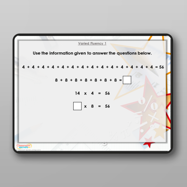 Year 3 Multiply By 8 Modelling Ppt Resource | Classroom Secrets