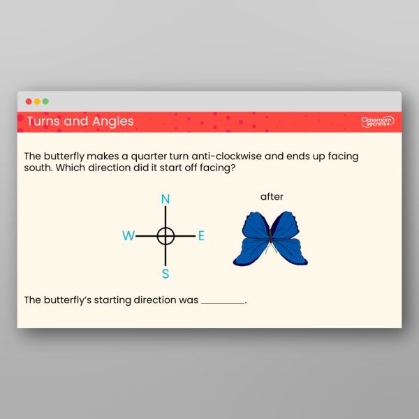 Year 3 Turns And Angles Teaching Ppt Resource | Classroom Secrets
