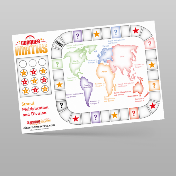 KS1 And Ks2 Multiplication And Division Conquer Maths Activity Resource ...