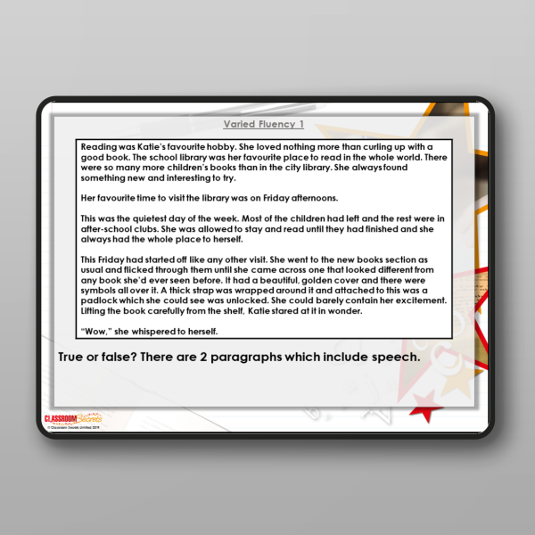 Year 3 Paragraphs In Narrative Modelling Ppt Resource | Classroom Secrets
