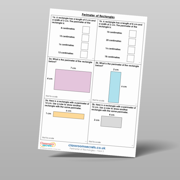 Year 5 Perimeter Of Rectangles Varied Fluency Resource | Classroom Secrets