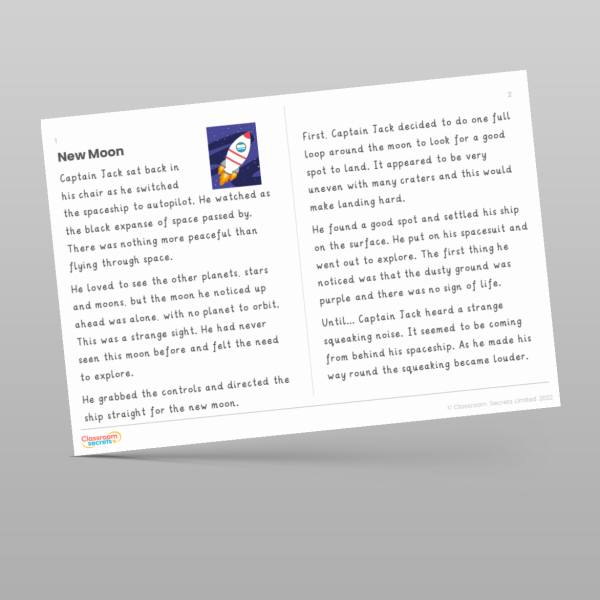 Year 2 Reading Skills New Moon Resource | Classroom Secrets