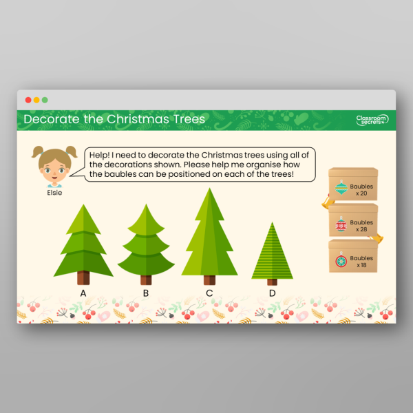 LKS2 Decorate The Christmas Trees Resource | Classroom Secrets