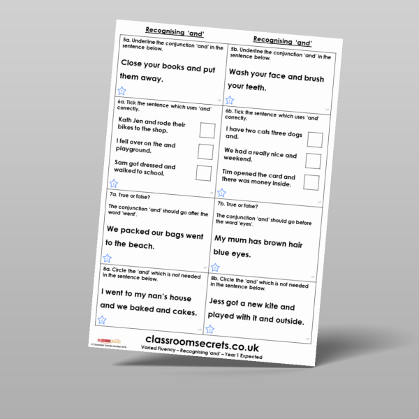 Year 1 Recognising And Varied Fluency Resource Classroom Secrets