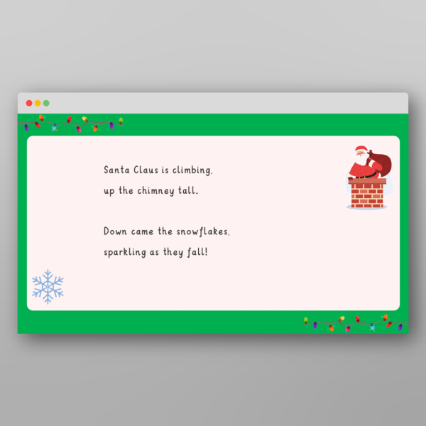 Eyfs Christmas Rhyme Resource | Classroom Secrets