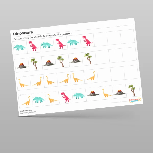 Cs Eyfs Dinosaurs Maths Activities Resource | Classroom Secrets