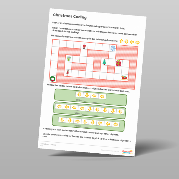 KS1 Christmas Coding Resource | Classroom Secrets