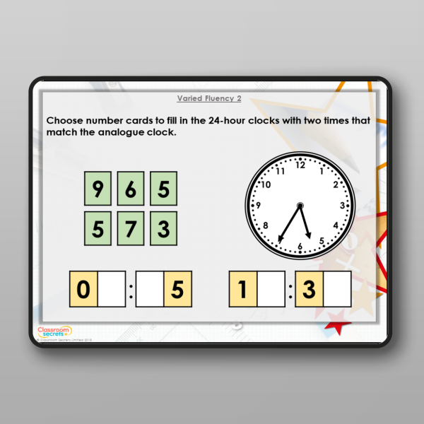 Year 3 24 Hour Clock Modelling Ppt Resource | Classroom Secrets