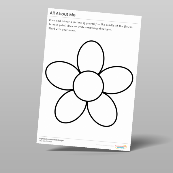 Eyfs All About Me The Me Flower Resource | Classroom Secrets
