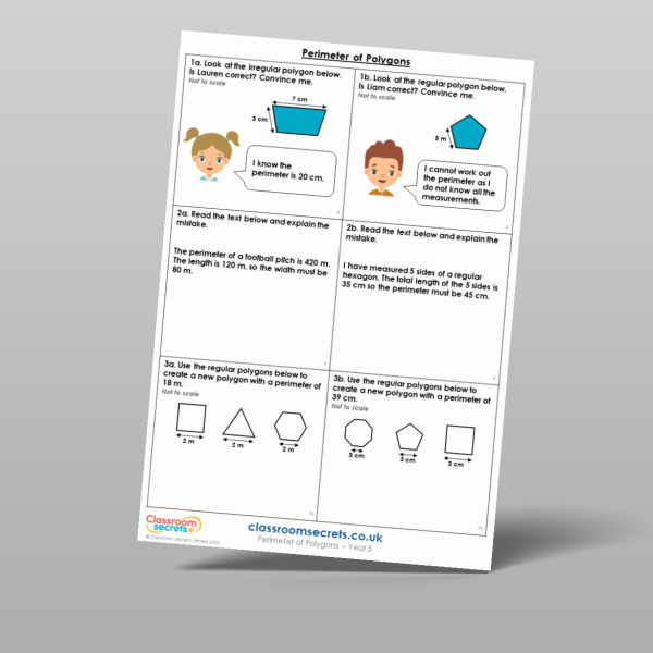 Year 5 Perimeter Of Polygons Reasoning And Problem Solving Resource ...