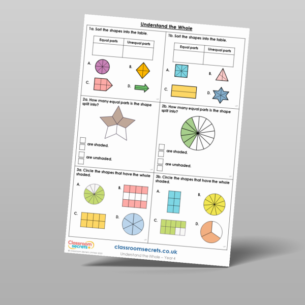 Year 4 Understand The Whole Varied Fluency Resource | Classroom Secrets