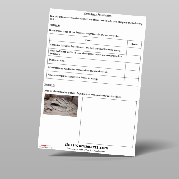 UKS2 Dinosaurs Cross Curricular Pack Resource | Classroom Secrets