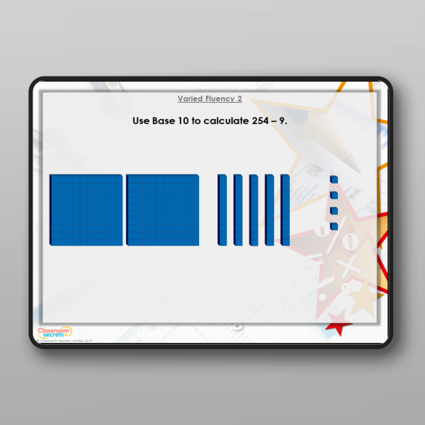 Year 3 Subtract 1s Across A 10 Modelling Ppt Resource | Classroom Secrets