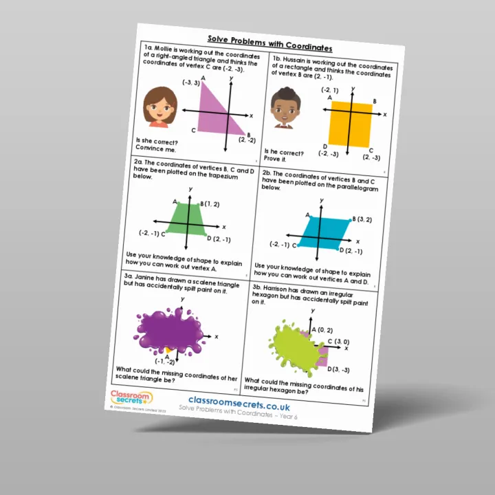 Classroom Secrets | Collection Page Year 6 Solve Problems With Coordinates