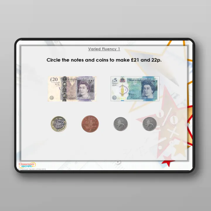 Classroom Secrets | Collection Page Year 2 Count Money - Pounds and Pence