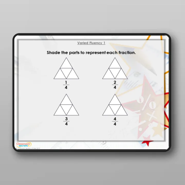 Classroom Secrets | Collection Page Year 2 Non-Unit Fractions