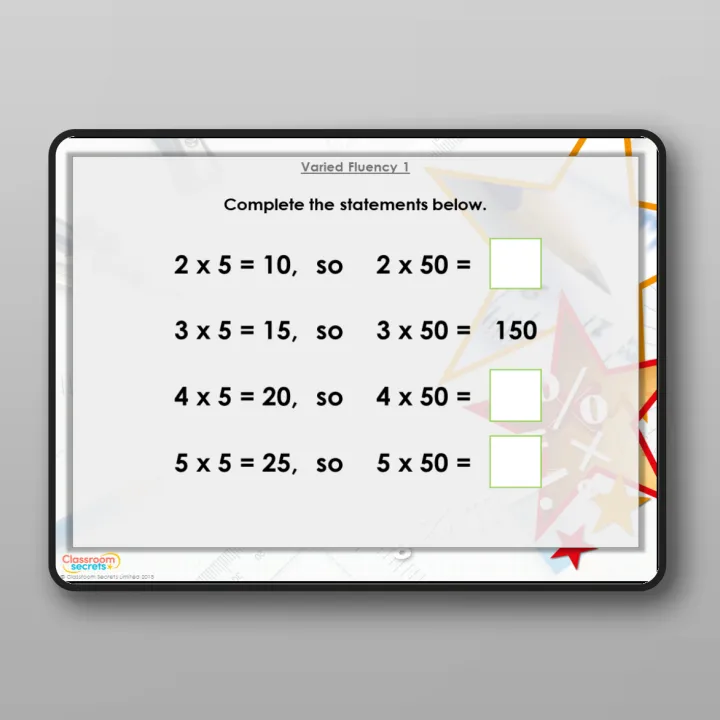 Classroom Secrets | Collection Page Year 3 Count in 50s