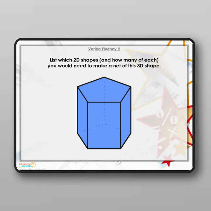 Classroom Secrets | Collection Page Year 6 Nets of 3D Shapes